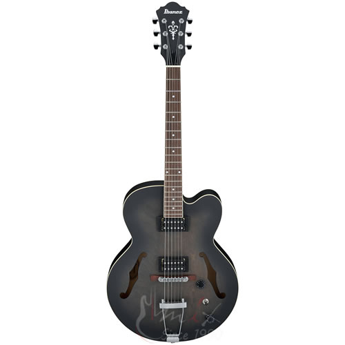 Ibanez AF55-TKF Hollow Body Električna gitara – Transparent Black Flat