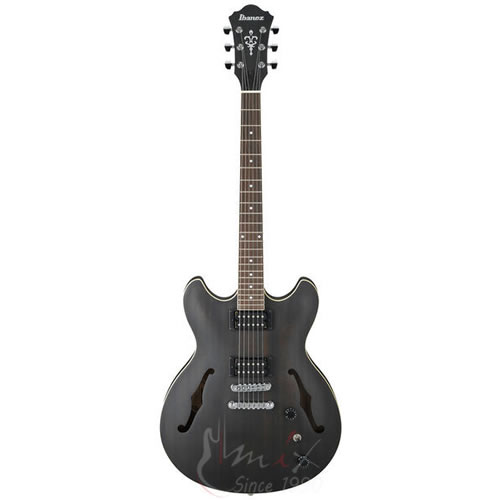 IBANEZ AS53-TKF HOLLOW BODY ELEKTRIČNA GITARA – TRANSPARENT BLACK FLAT