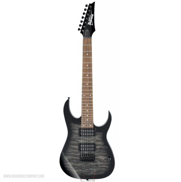 Ibanez GRG7221QA-TKS Električna Sedmožičana Gitara Transparent Black Sunburst