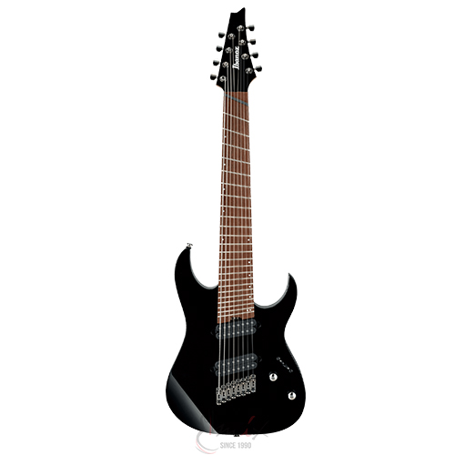 IBANEZ RGMS8-BK ELEKTRIČNA OSMOŽIČANA GITARA MULTI-SCALE – BLACK