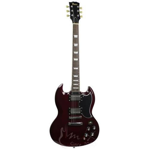 VAKER VSG-400-CH ELEKTRIČNA GITARA – CHERRY RED