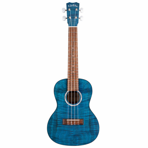 CORDOBA 15CFM UKULELE BOJA SAPPHIRE BLUE VELIČINA CONCERT