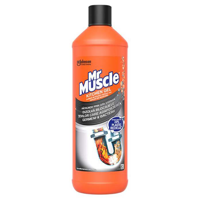 Mr MUSCLE KITCHEN gel za otcepljivanje odvoda 1000 ml.