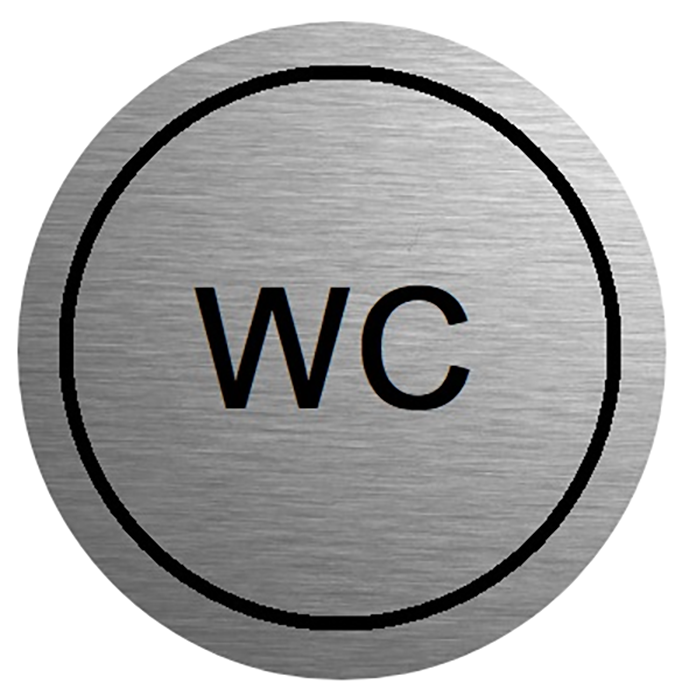 Samolepljivi simbol za Wc - WC - WTS6767-WC
