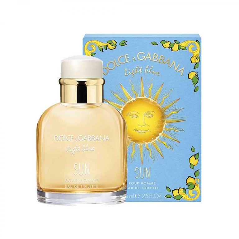 DOLCE&GABBANA LIGHT BLUE SUN POUR HOMME EDT 75ML