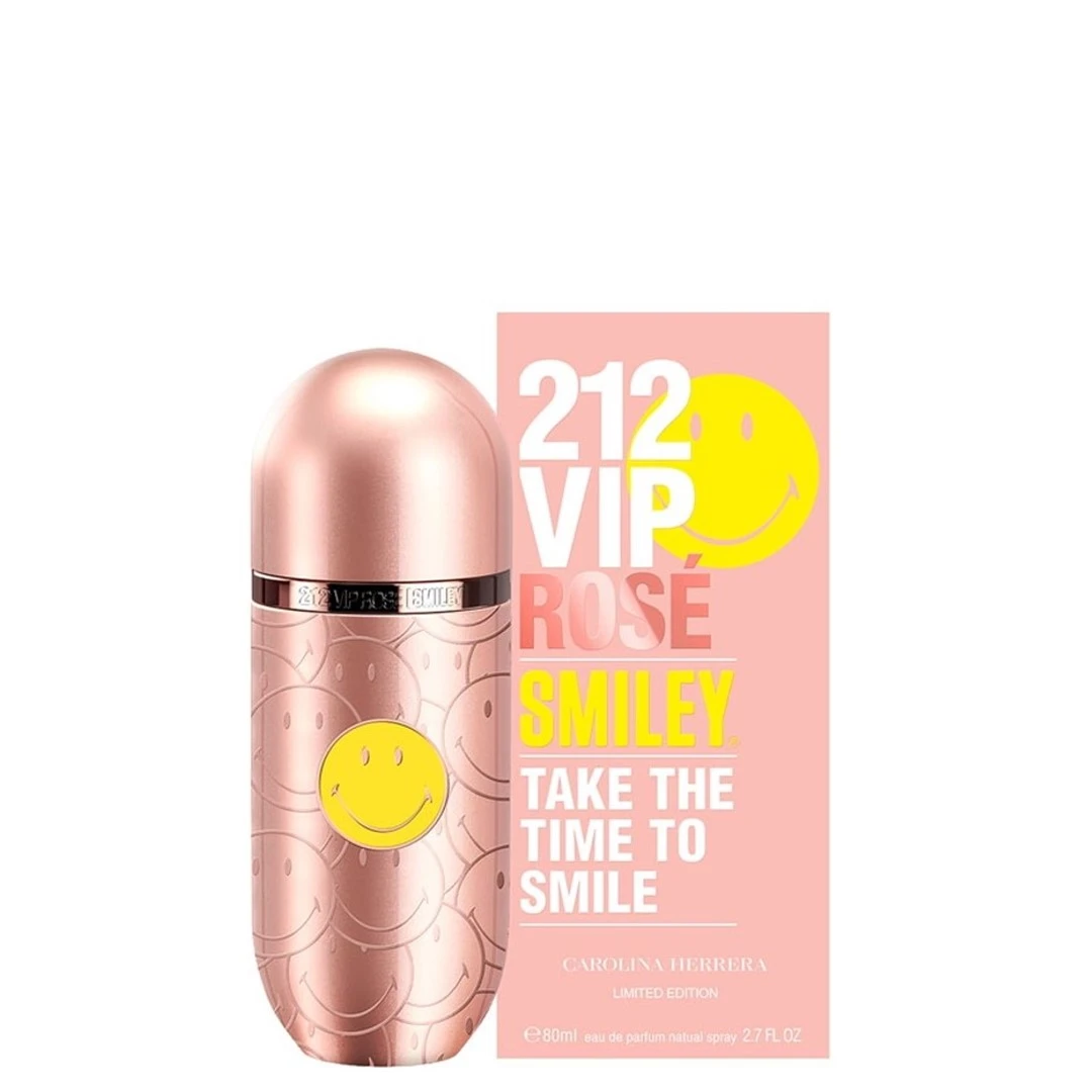 CAROLINA HERRERA 212 VIP ROSE SMILEY EDP 80ML W