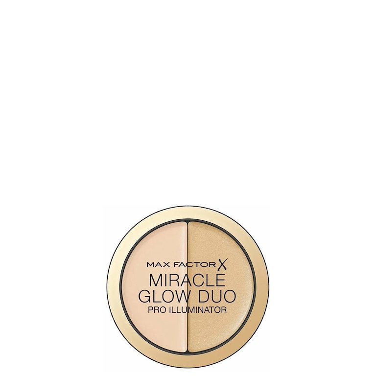 MAX FACTOR HIGHLIGHTER MIRACLE GLOW DUO 10 LIGHT