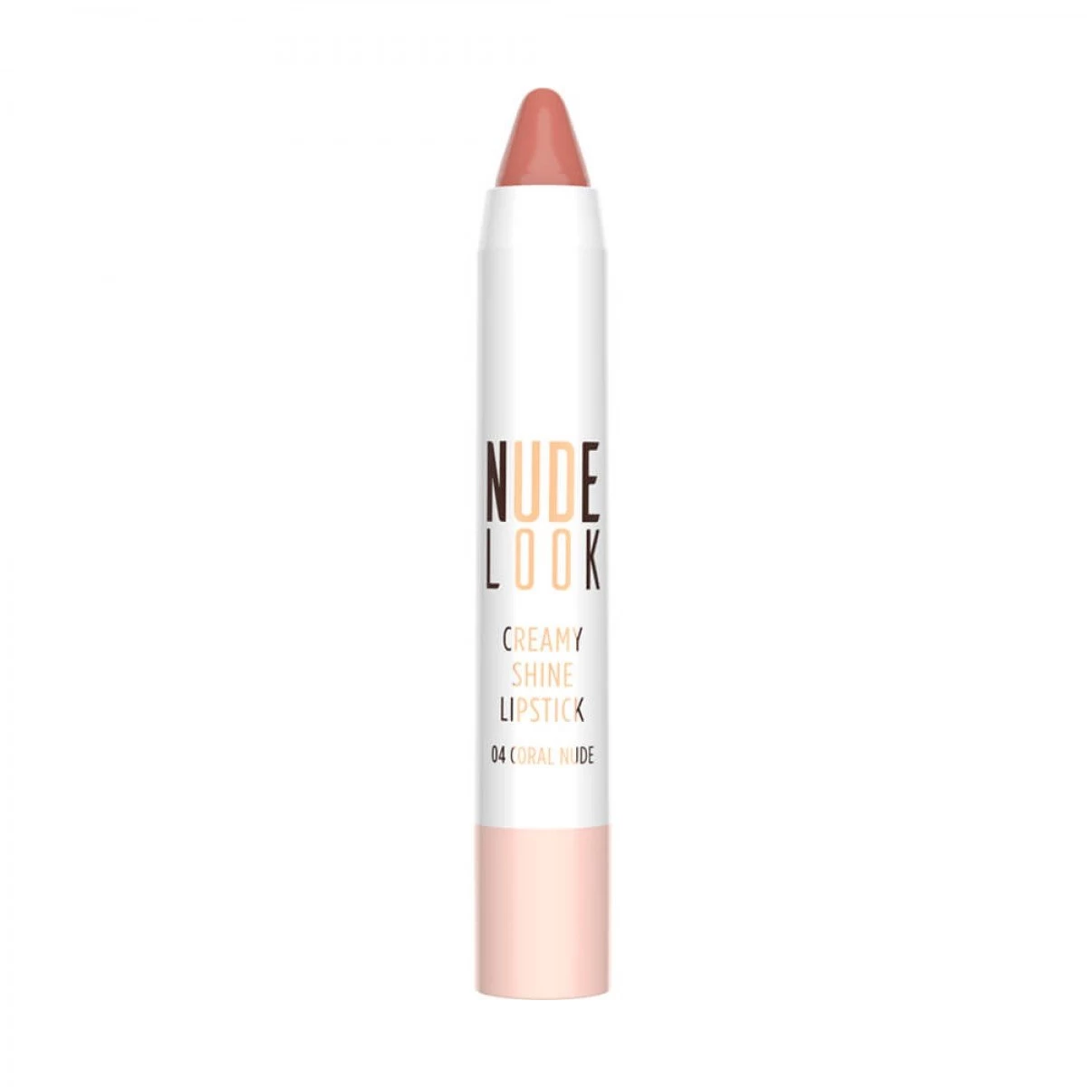 GOLDEN ROSE RUŽ U OLOVCI NUDE LOOK CREAMY SHINE LIPS 004