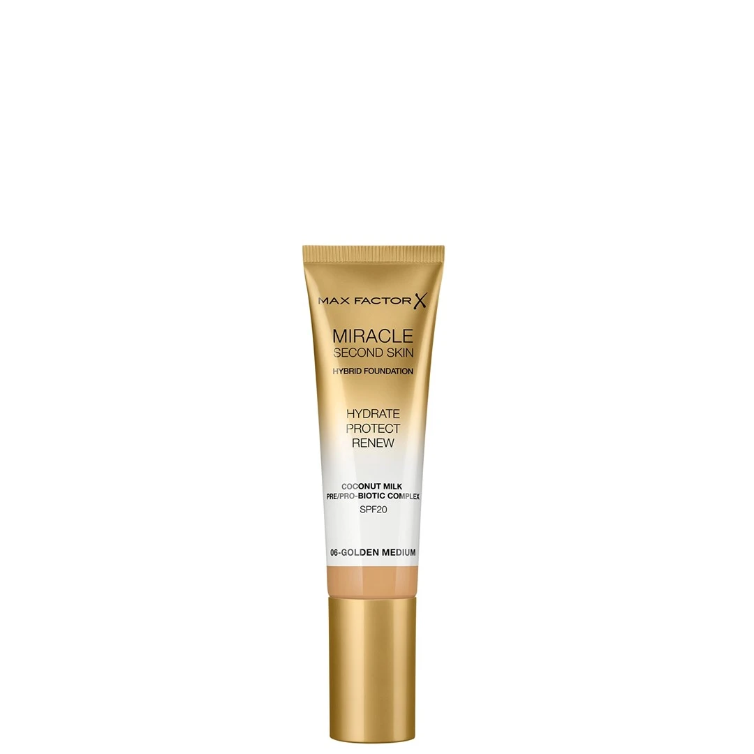 MAX FACTOR TEČNI PUDER MIRACLE SECOND SKIN 06 GOLDEN MEDIUM