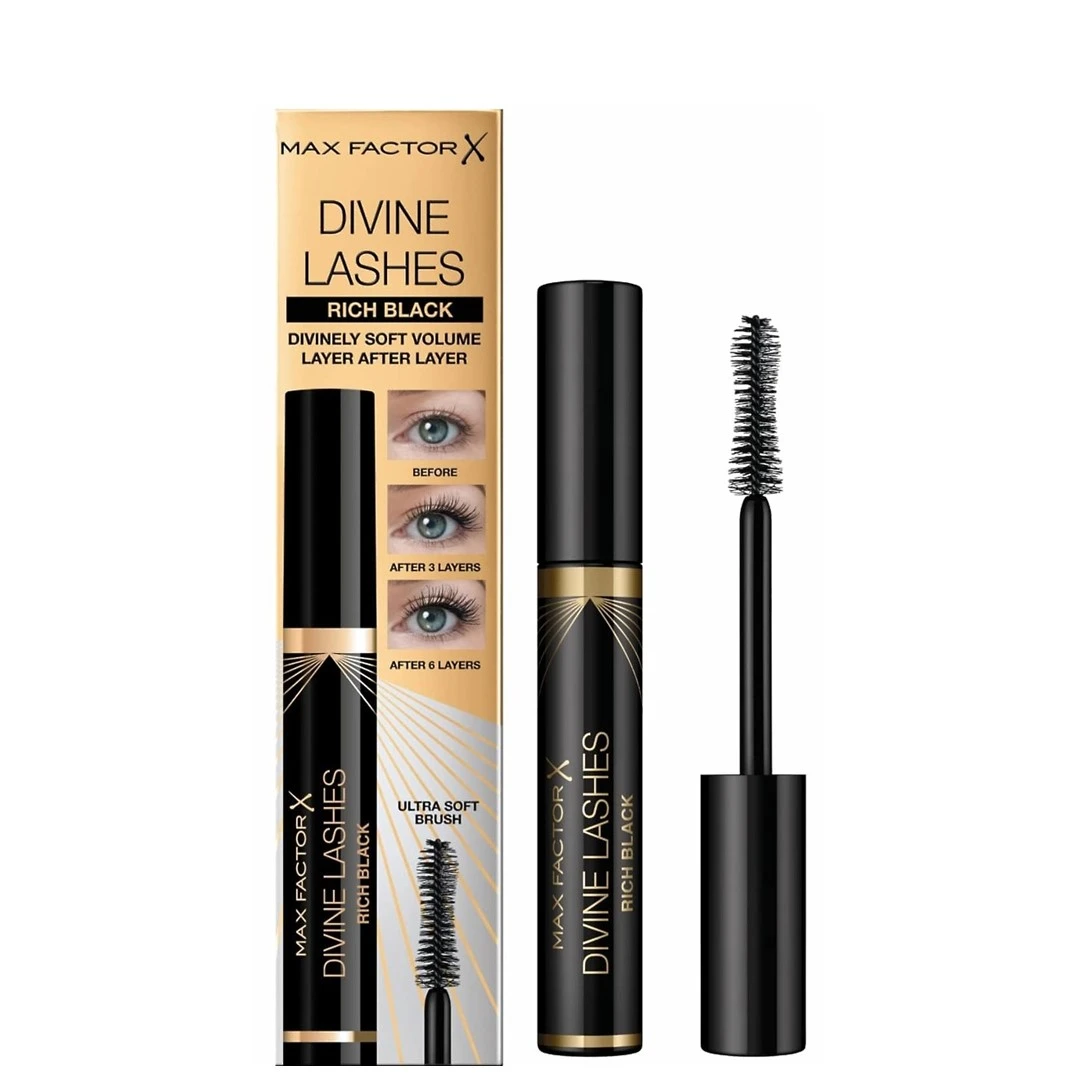 MAX FACTOR MASKARA DIVINE LASHE 01 BLACK