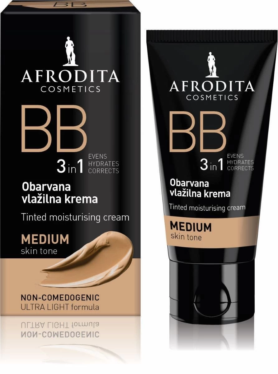 AFRODITA BB TONIRANA HIDRATANTNA KREMA 3 U 1 30ML MEDIUM