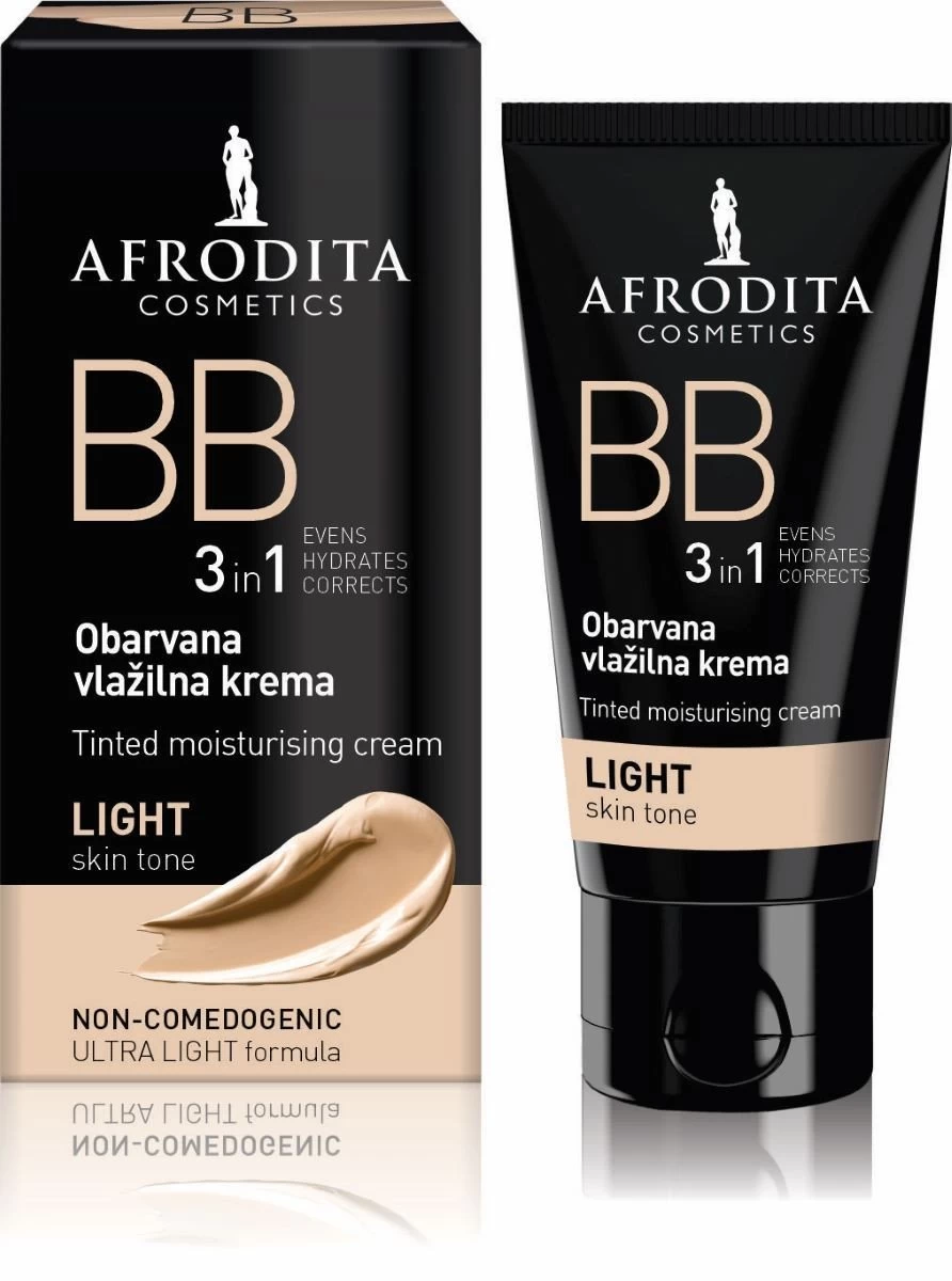 AFRODITA BB TONIRANA HIDRATANTNA KREMA 3 U 1 30ML LIGHT