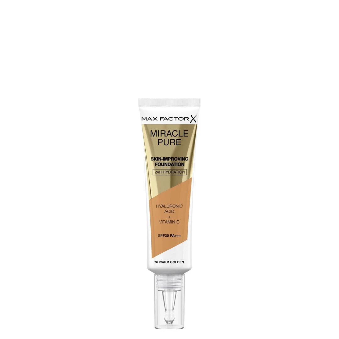 MAX FACTOR TEČNI PUDER MIRACLE PURE 76 WARM GOLDEN