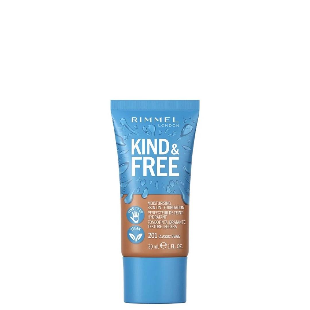 RIMMEL KIND&FREE TEČNI PUDER 30ML 201 CLASSIC BEIGE