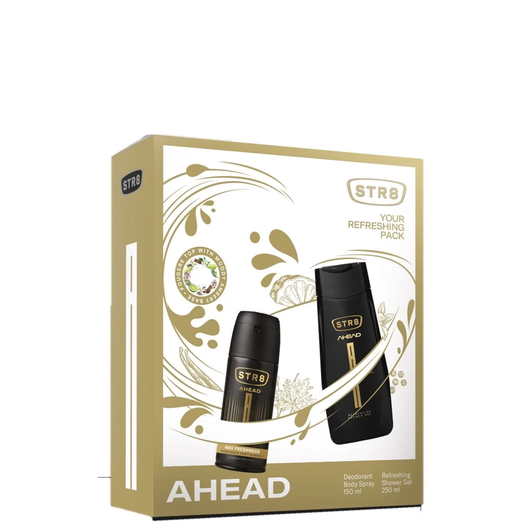 STR8 SET S6 AHEAD(DEO 150ML+ GEL ZA TUŠIRANJE 250ML)REDIZ