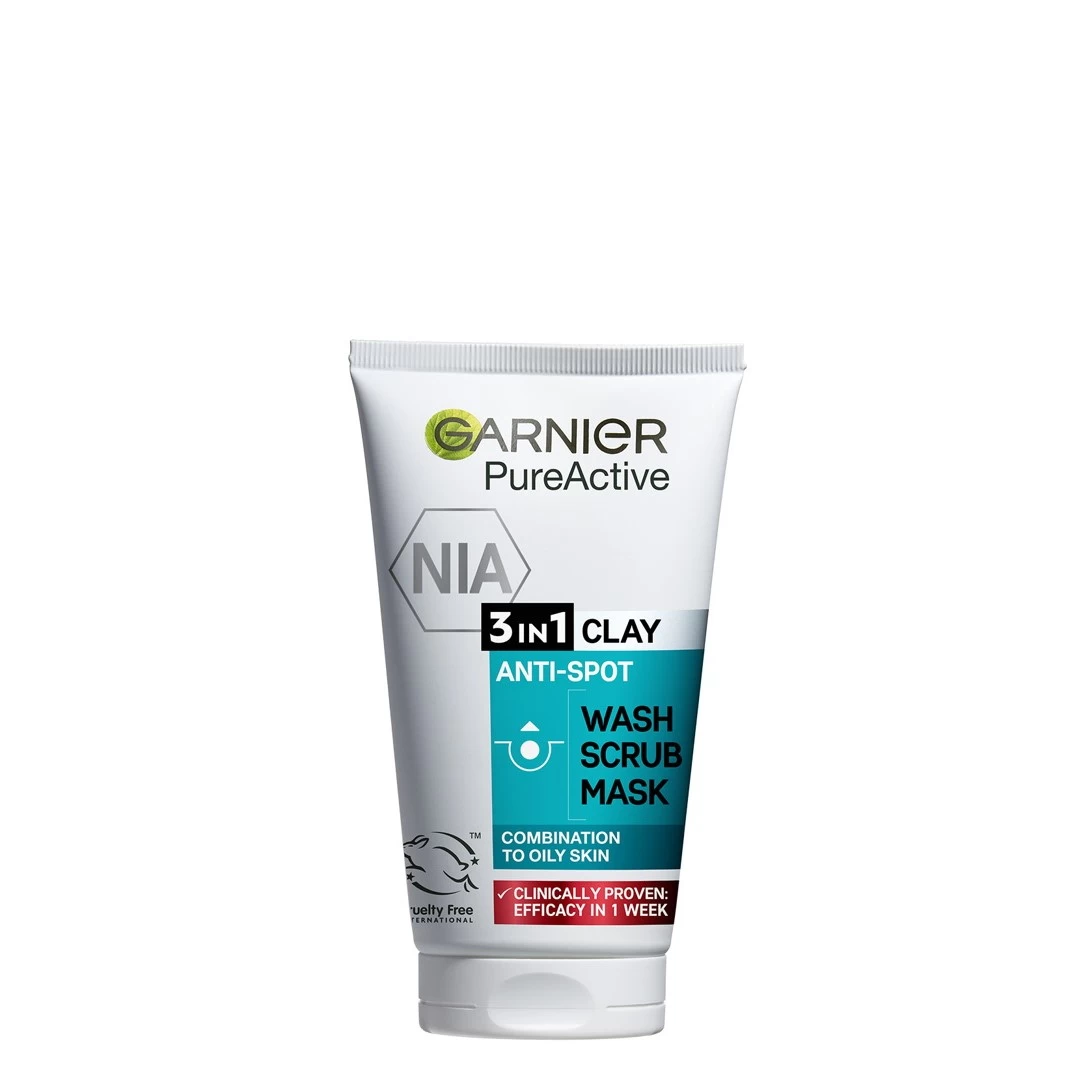 GARNIER SKIN NATURALS PURE ACTIVE GEL ZA ČIŠĆENJE LICA 3 U 1 150ML - TUBA