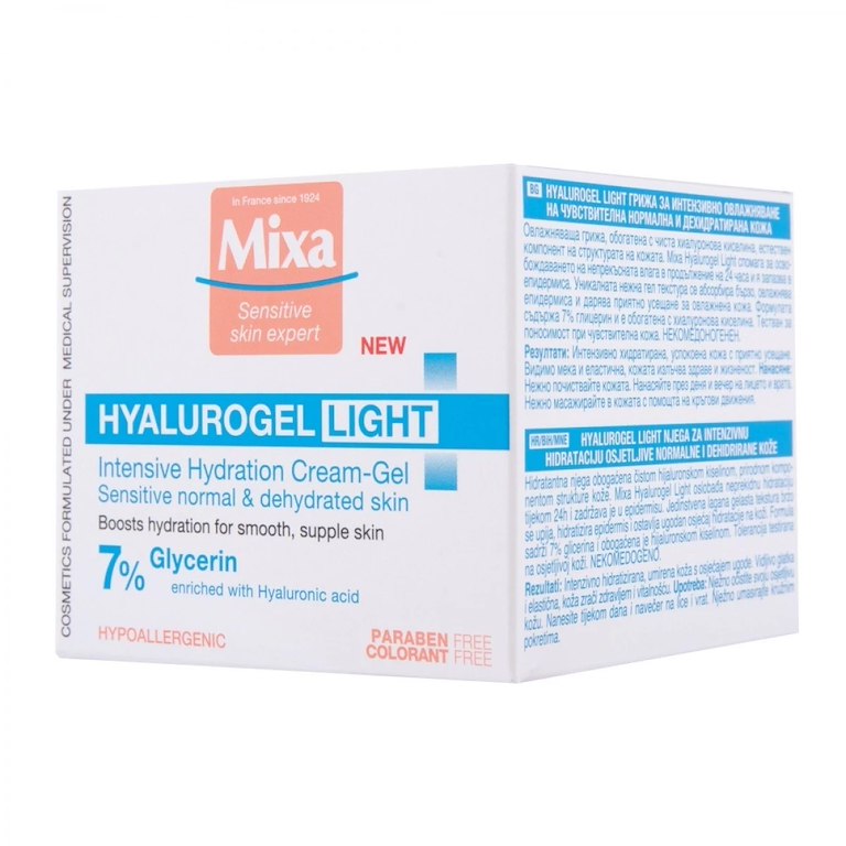 MIXA KREMA ZA LICE 50ML HYALUROGEL INTENSIVE HYDRATION LIGHT