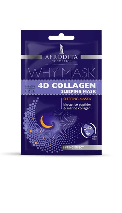 AFRODITA MASKA ZA LICE 4D COLLAGEN 2X6ML