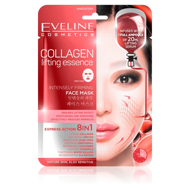 EVELINE MASKA ZA LICE 8 IN 1 COLLAGEN 20ML