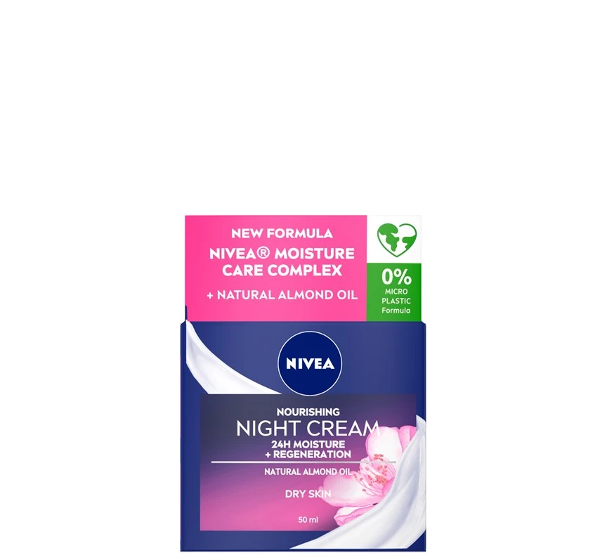 NIVEA VISAGE KREMA 50ML ESSENTIALS HIDRATANTNA NOĆNA ZA SUVU KOŽU 84799