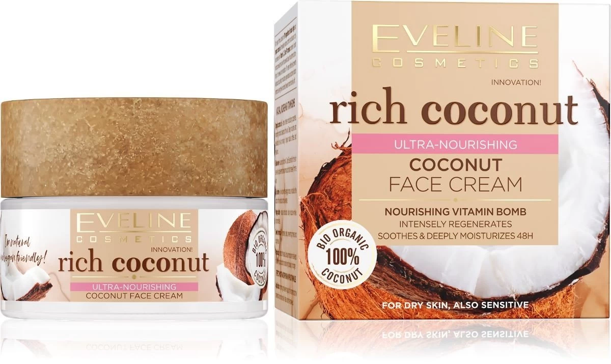 EVELINE KREMA ZA LICE RICH COCONUT ULTRA NOURISHING 50ML