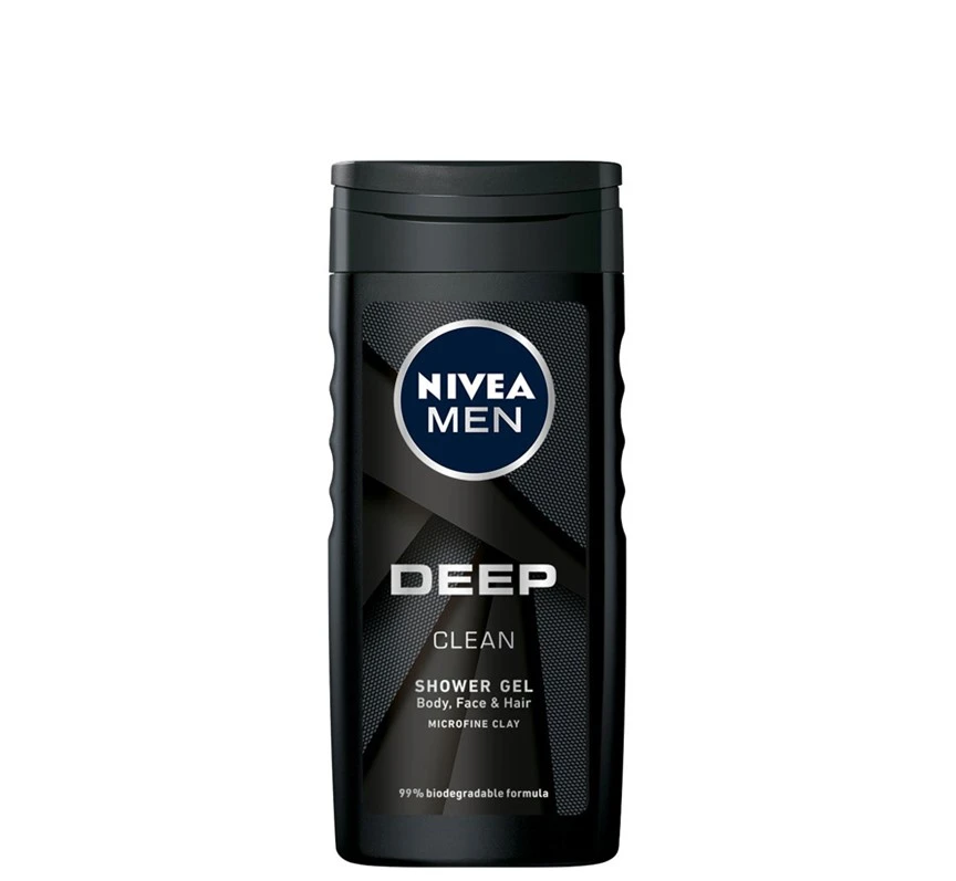 NIVEA GEL ZA TUŠIRANJE 250ML MEN DEEP CLEAN 84086