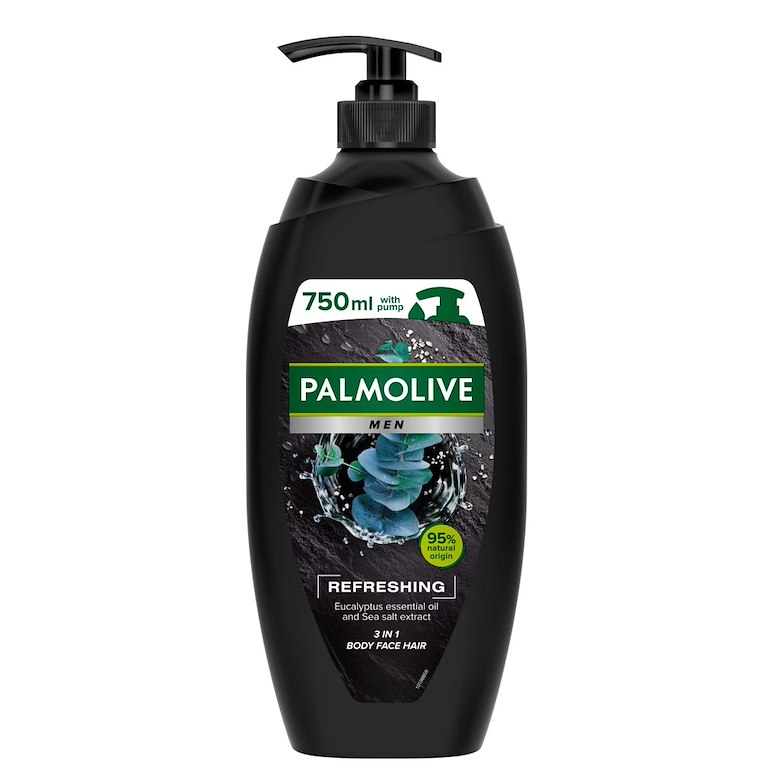 PALMOLIVE KUPKA PUMPICA 750ML MEN REFRESHING