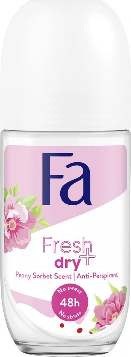 FA ROLL-ON W.50ML FRESH&DRY PINK SORBET