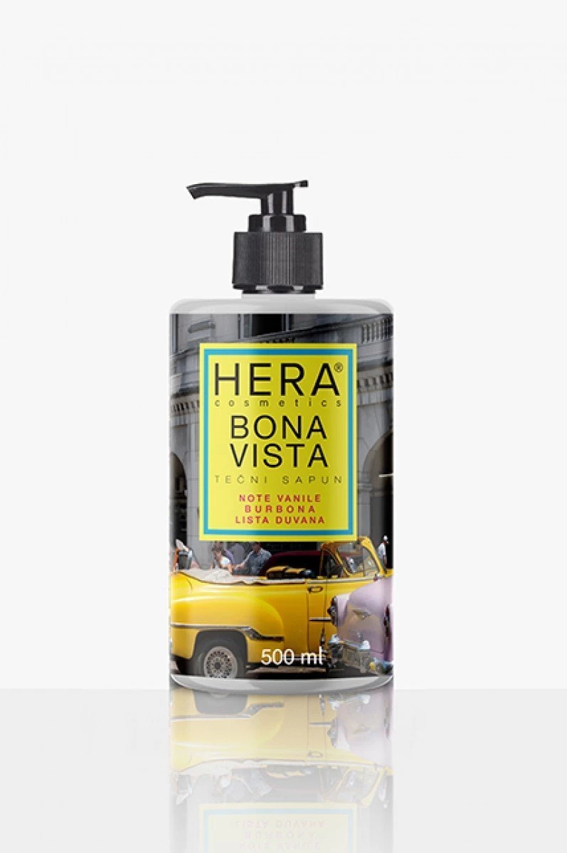 HERA TEČNI SAPUN 500ML BONA VISTA (VANILA&BURBON&LIST DUVANA)