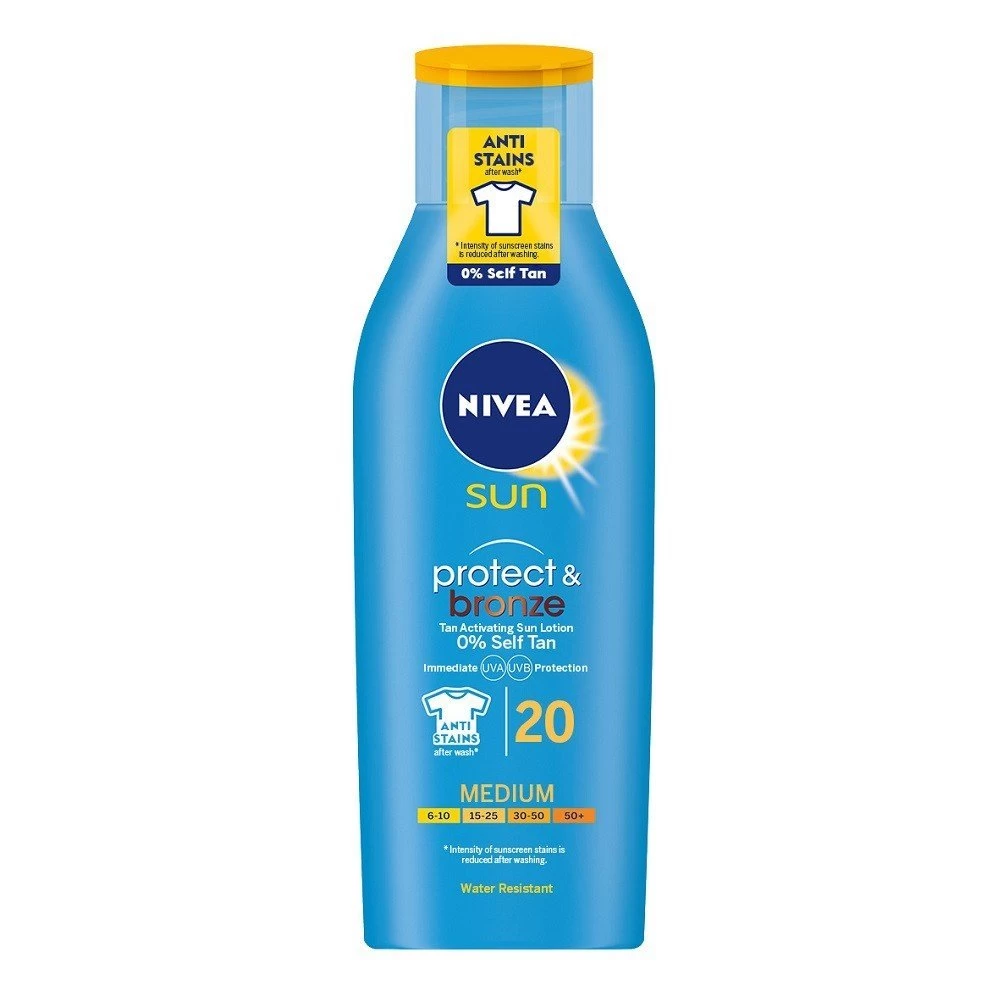 NIVEA SUN LOSION PROTECT&BRONZE SPF20 200ML 85824/60012038