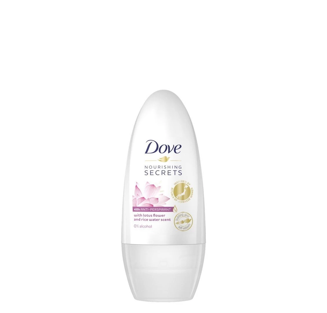DOVE ROLL-ON 50ML W.LOTUS FLOWER&RICE WATER