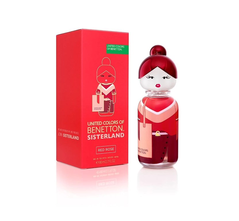 BENETTON SISTERLAND EDT 80ML RED ROSE