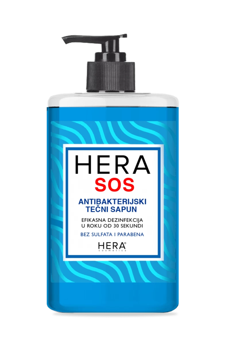 HERA TEČNI SAPUN 500ML ANTIBAKTERIJSKI PUMPICA