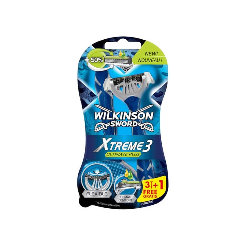 WILKINSON BRIJAČI XTREME 3 ULTIMATE PLUS - 4 KOM