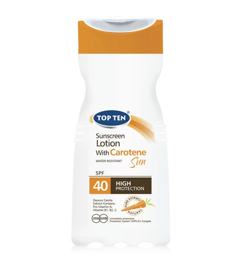 TOP TEN SUN LOSION CAROTENE SPF 40 200ML