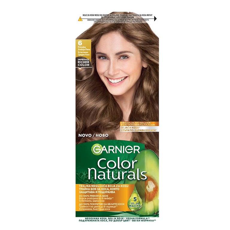 GARNIER COLOR NATURALS BOJA ZA KOSU 6