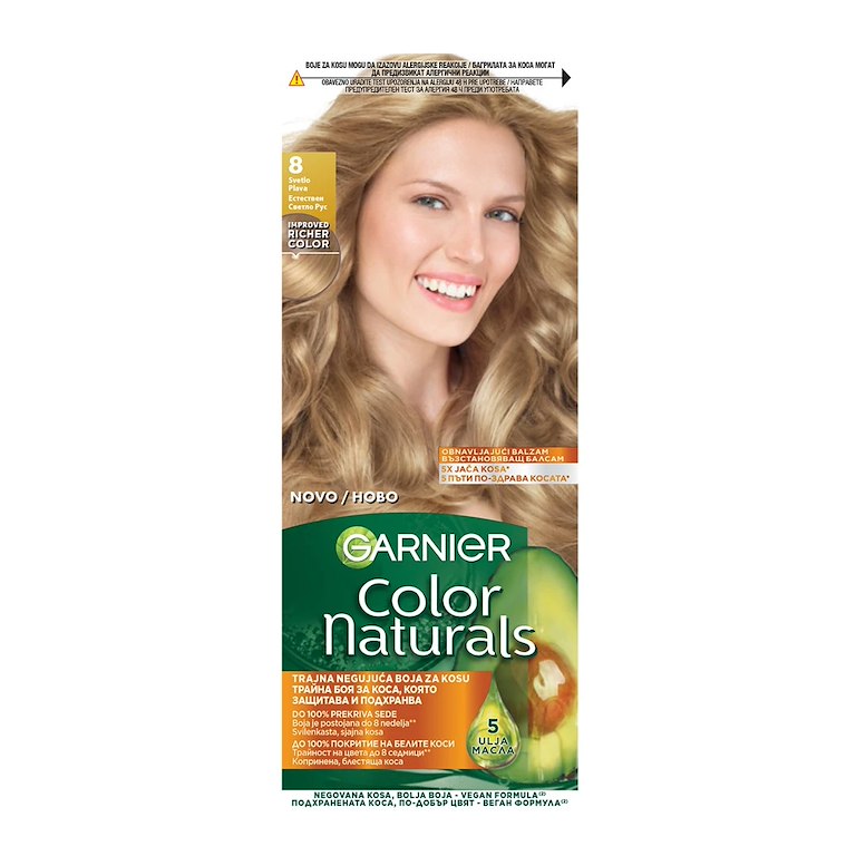 GARNIER COLOR NATURALS BOJA ZA KOSU 8