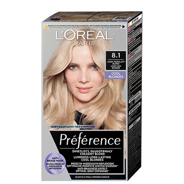 LOREAL PREFERENCE RECITAL BOJA ZA KOSU 8.1