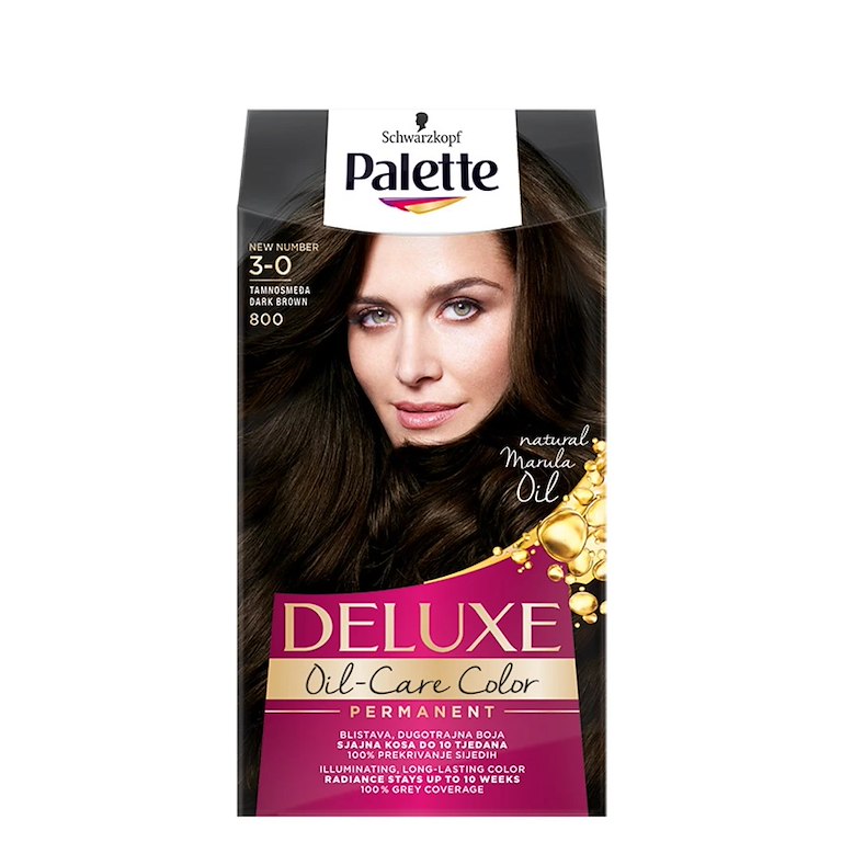 PALETTE DELUXE BOJA ZA KOSU 800 TAMNO SMEĐA 3-0