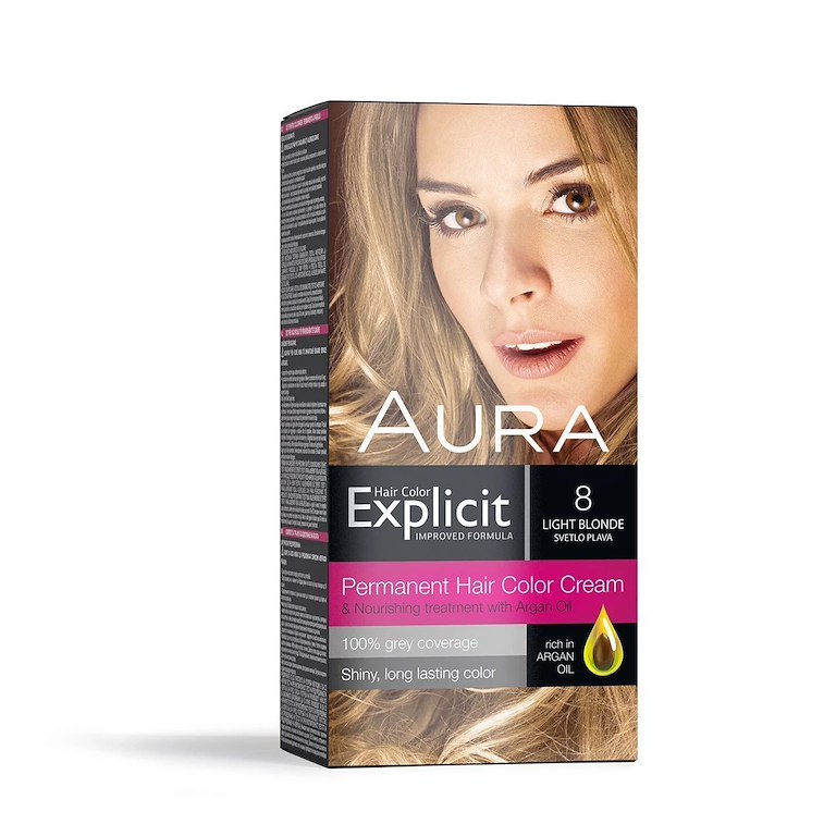 AURA EXPLICIT BOJA ZA KOSU 8