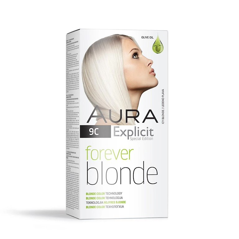 AURA EXPLICIT FOREVER BLONDE BOJA ZA KOSU 9C