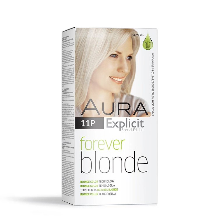 AURA EXPLICIT FOREVER BLONDE BOJA ZA KOSU 11P