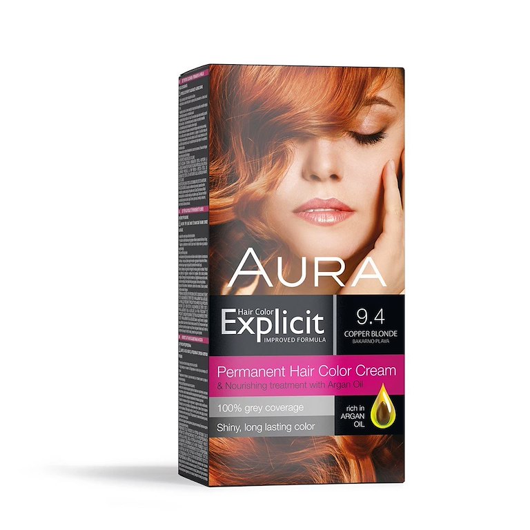 AURA EXPLICIT BOJA ZA KOSU 9.4