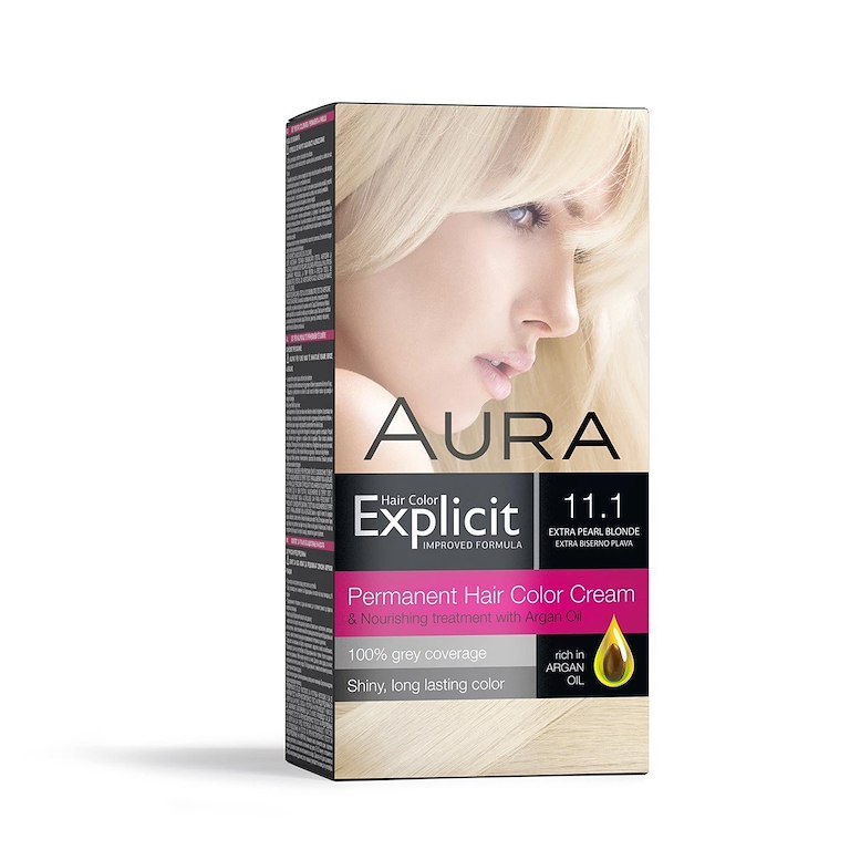 AURA EXPLICIT BOJA ZA KOSU 11.1