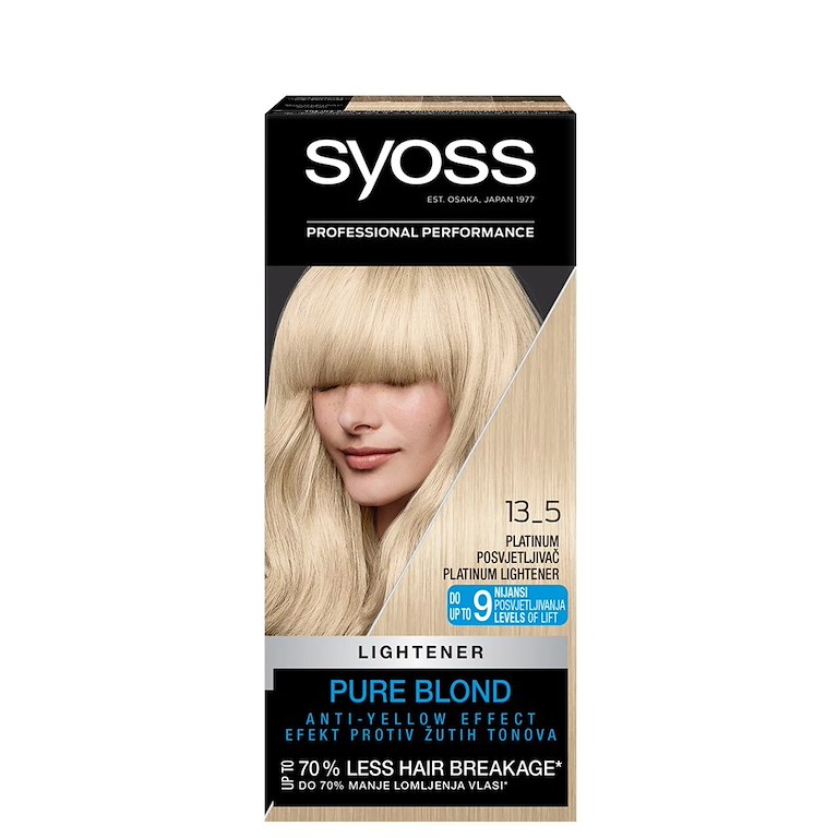 SYOSS BOJA ZA KOSU 13-5 PLATINUM LIGHTENER