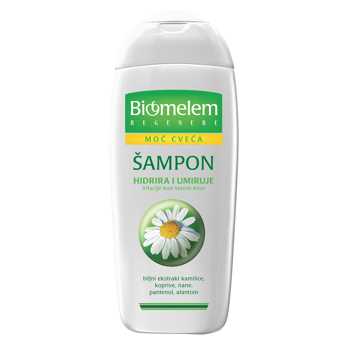 BIOMELEM ŠAMPON 222ML HIDRIRA I UMIRUJE ZA MASNU KOSU