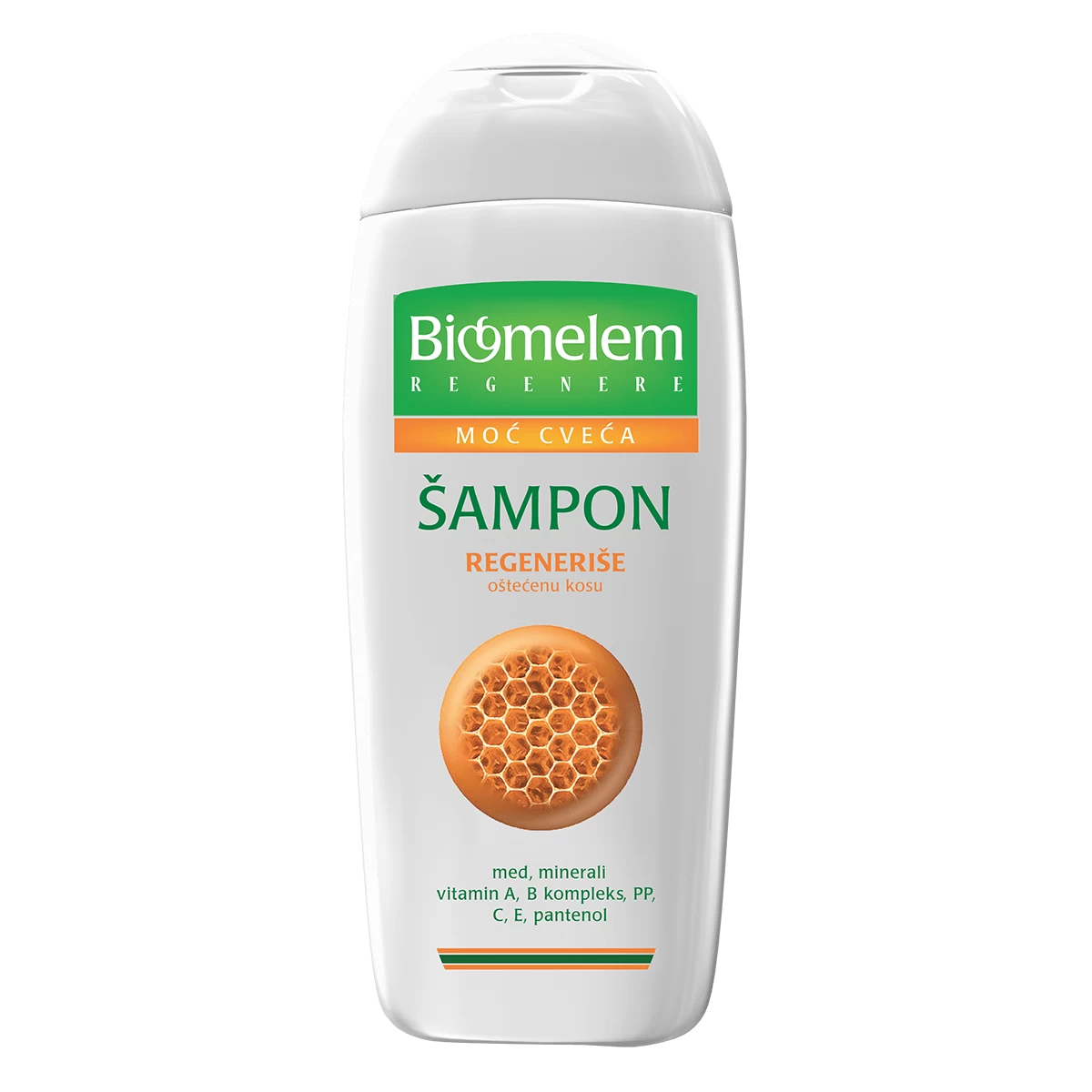 BIOMELEM ŠAMPON 222ML REGENERIŠE ZA OŠTEĆENU KOSU