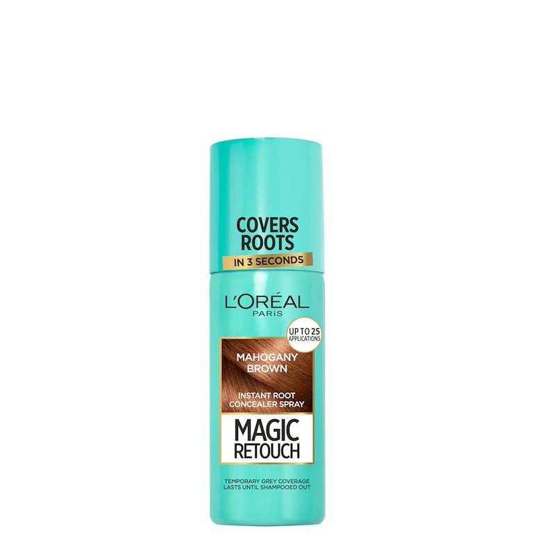 LOREAL MAGICAL RETOUCH SPREJ ZA PRIKRIVANJE IZRASTKA 75ML 6 MAHAGONY BROWN