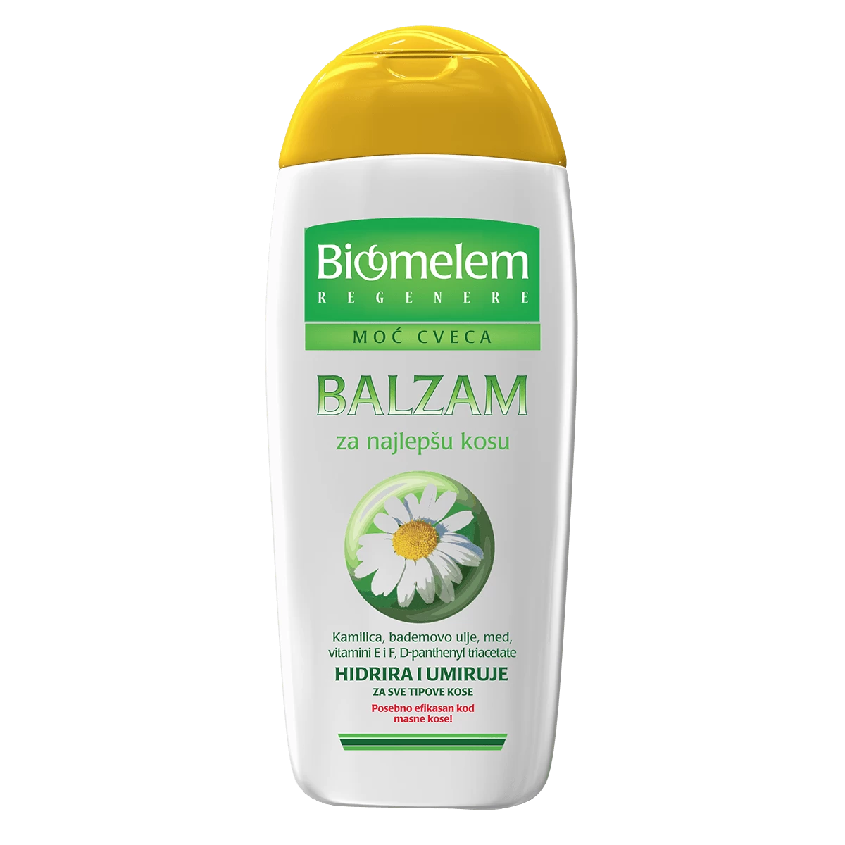 BIOMELEM REGENERATOR 222ML HIDRIRA I UMIRUJE ZA SVE TIPOVE KOSE