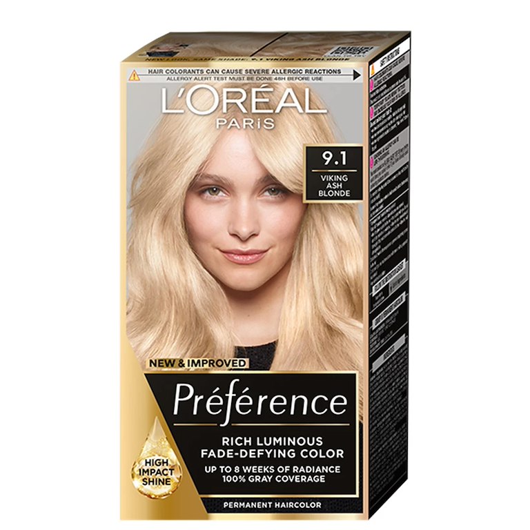 LOREAL PREFERENCE RECITAL BOJA ZA KOSU 9.1